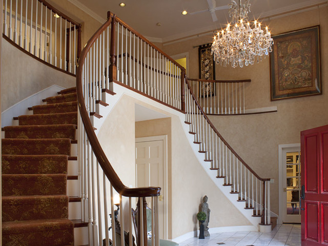 Georgian Colonial - Traditional - Staircase - San Francisco - by Tina ...