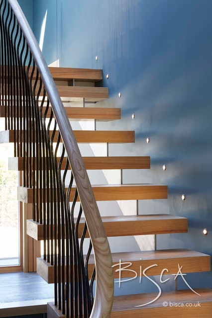 Glasgow Double Height Staircase 4636 - Contemporary - Staircase ...