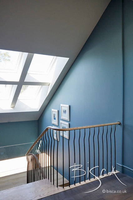 Glasgow Double Height Staircase 4636 - Contemporary - Staircase ...