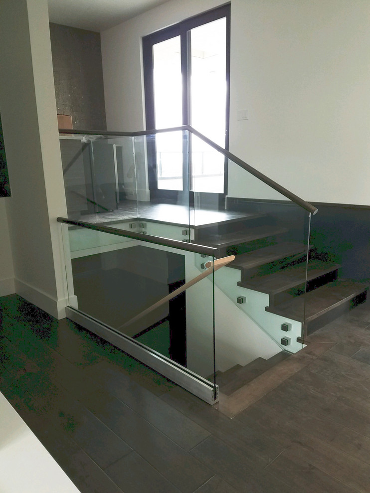 Glass and Cable Railing Systems - Modern - Staircase - Boise - by ...