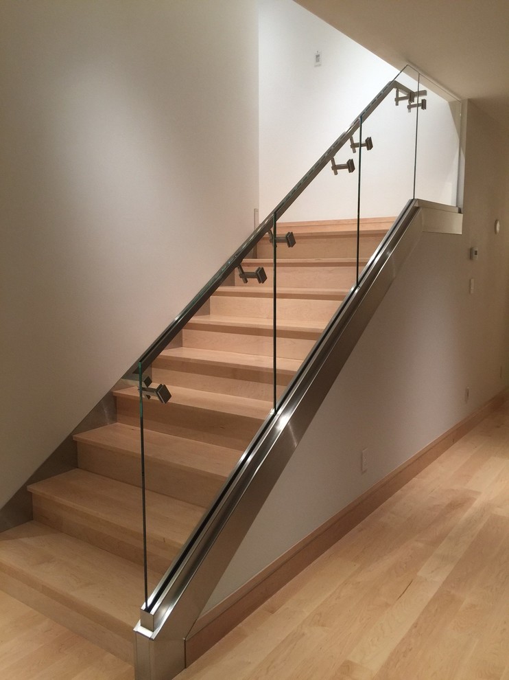 Glass Hand Railing - Contemporary - Staircase - Denver - by Denver ...