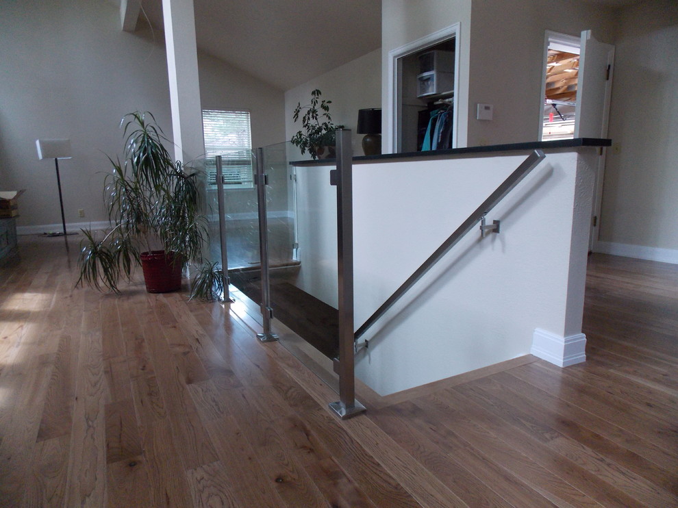Glass Hand Railing - Contemporary - Staircase - Denver - by Denver ...