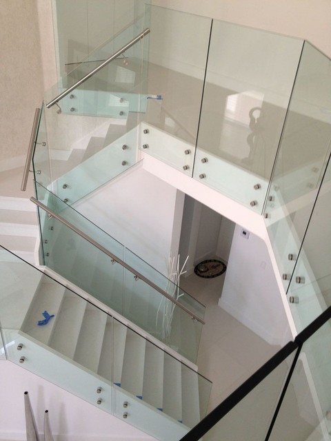 GLASS RAILING - Modern - Staircase - Miami - by David Viera LLc | Houzz AU