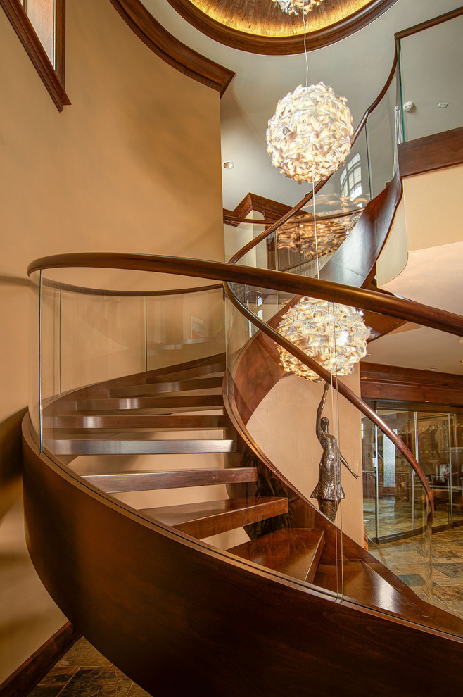 Glass Railing Staircases - Modern - Staircase - Minneapolis - by ...