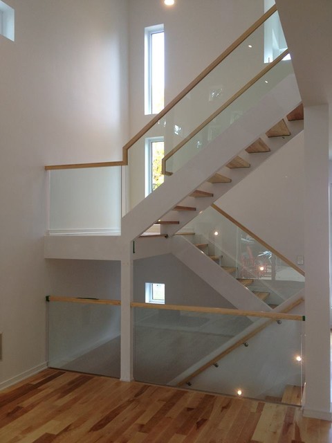 Glass Railings- By Accurate Stairs & Railings - Staircase - Ottawa - by ...