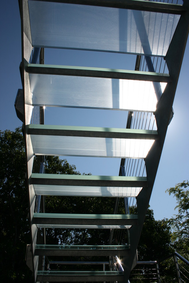 Glass Staircase - Contemporary - Staircase - Boston - by Lucid Glass ...