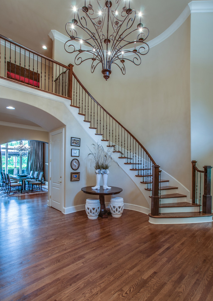 Governors Club Entryway - Traditional - Staircase - Nashville - by Jane ...