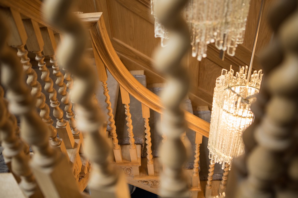 Grade 1 Listed Queen Anne Staircase - Traditional - Staircase - London ...