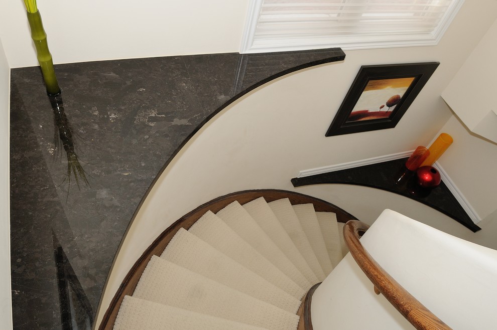 Granite Quartzite Marble Quartz Countertops - Modern - Staircase ...