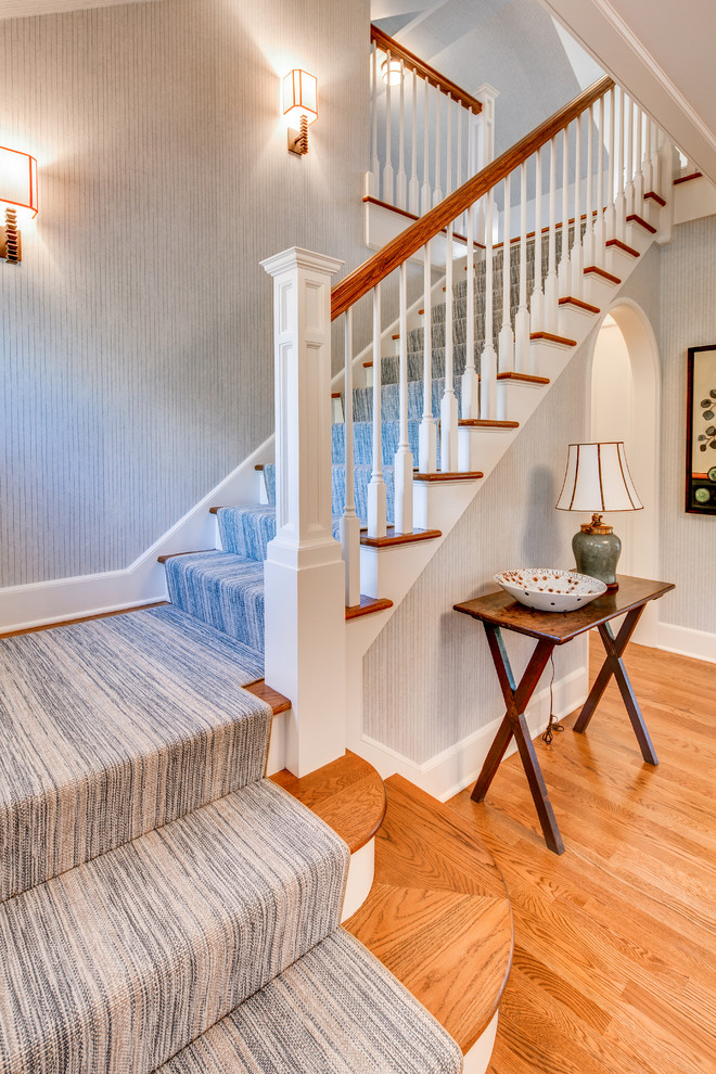 Greenwich Carriage House Renovation - Transitional - Staircase - New ...
