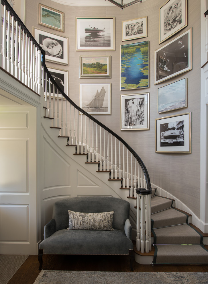 Greenwich, CT Home - Transitional - Staircase - New York - by Roughan ...