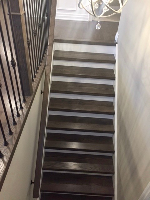 Grey Flooring & Stairs - Traditional - Staircase - Toronto - by Grand ...