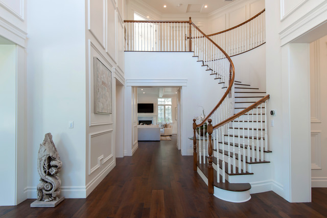 Ground Floor Side View - Traditional - Staircase - Los Angeles - by ...