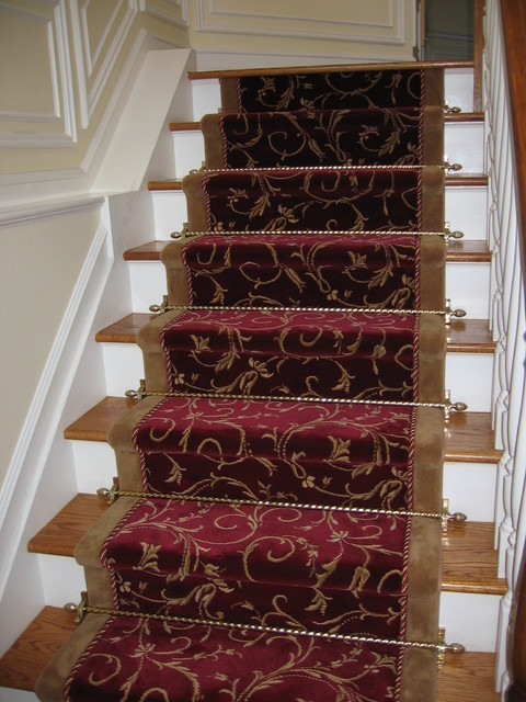 Hall & Step Runners - Traditional - Staircase - New York - by G. Fried ...