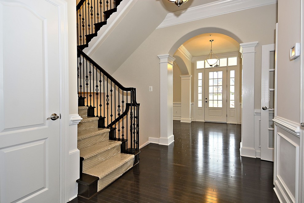 Hamilton II - Stairs/Entry - Traditional - Staircase - DC Metro - by ...