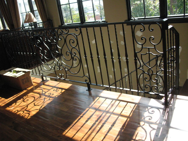 Hand forged wrought iron Railings - Mediterraneo - Scale - Los Angeles ...