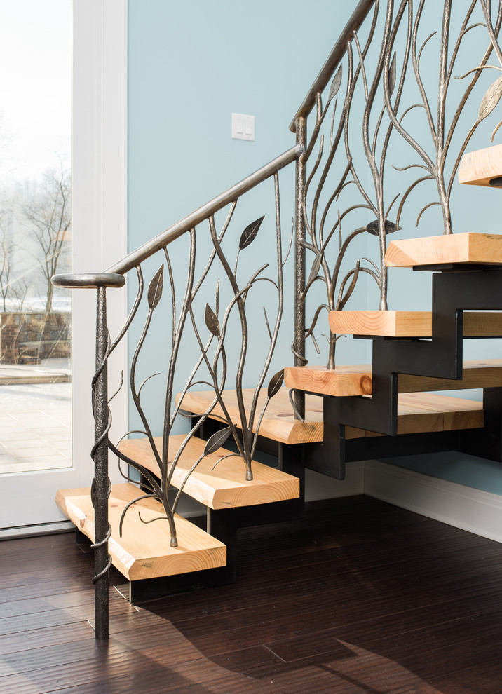 Handforged Rustic - Rustic - Staircase - Cleveland - by Heartland ...