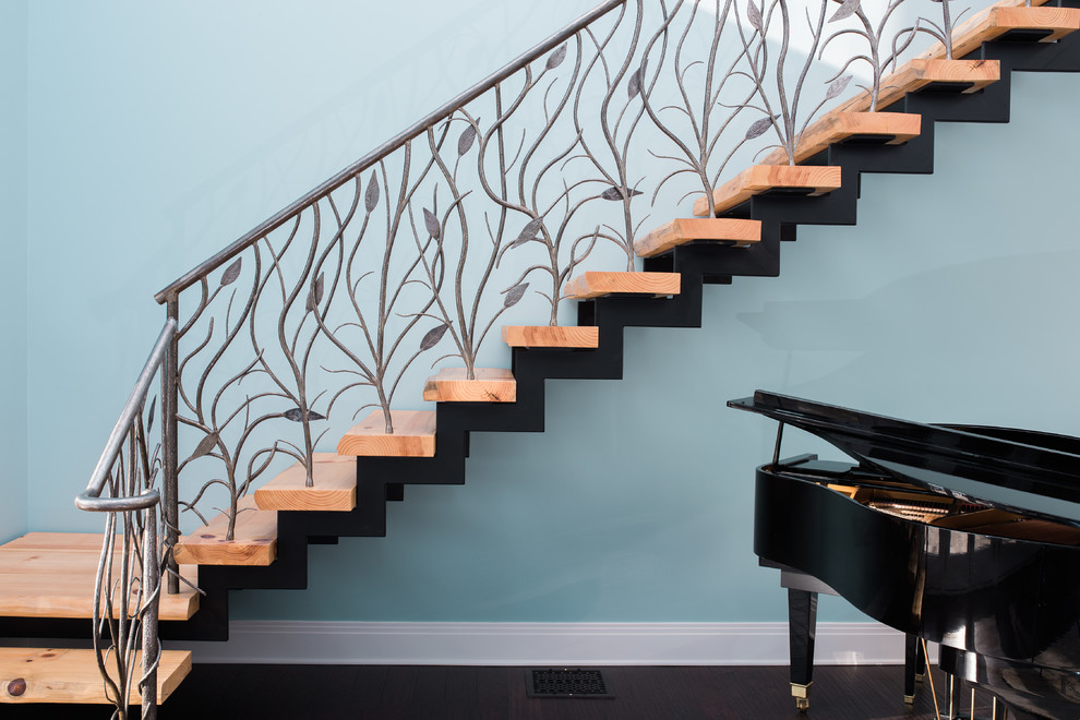 Handforged Rustic - Rustic - Staircase - Cleveland - by Heartland ...