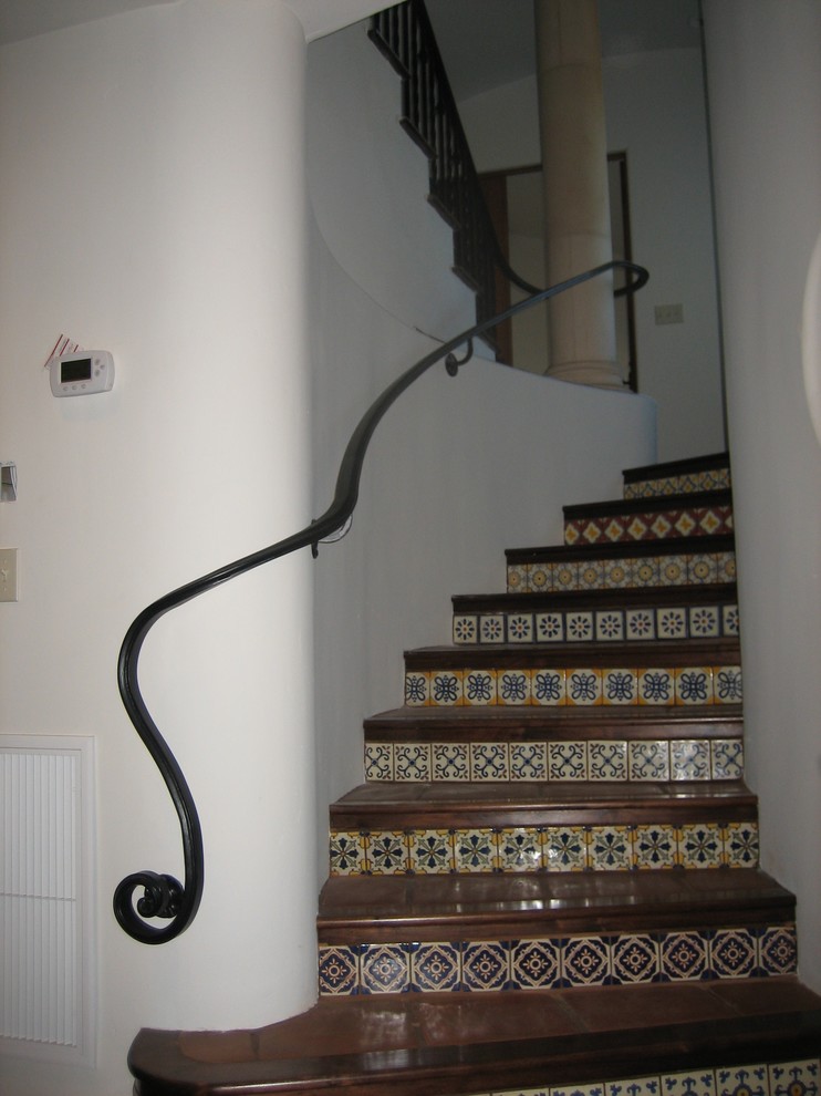 Handrails Montecito Santa Barbara 93108 - Mediterranean - Staircase ...