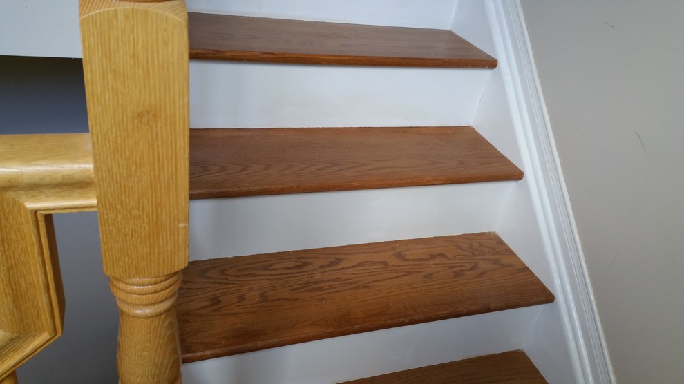 Hardwood Stair recapping - Modern - Staircase - Ottawa - by Ironwood ...