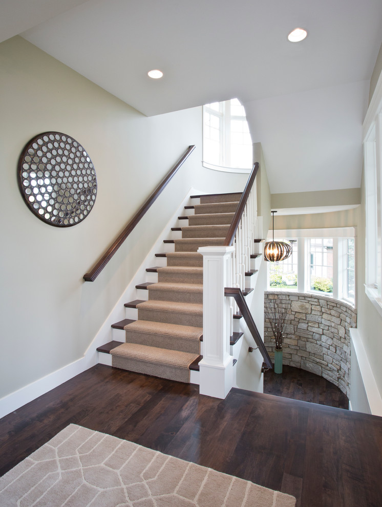 Harvey - Traditional Estate - Traditional - Staircase - Grand Rapids ...