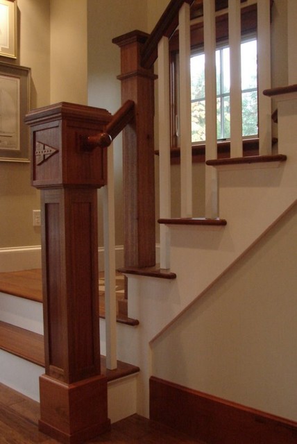 Harwichport Cape Cod - Traditional - Staircase - Boston - by Lighthouse ...