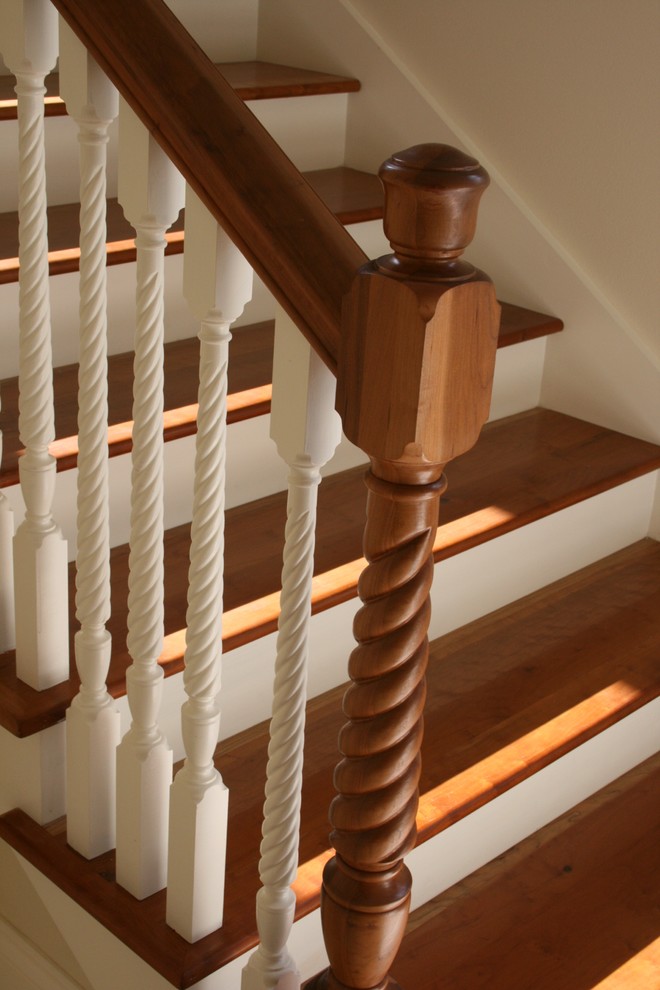 Heart Pine Stairs - Traditional - Staircase - Miami - by Goodwin Heart ...