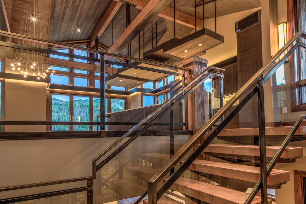 Heavenly View Home - Modern - Staircase - Denver - by Soda Mountain ...