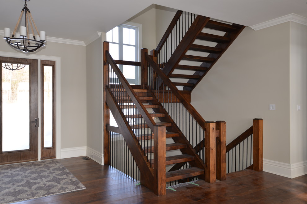 Heavy Timber Stairs - Craftsman - Staircase - Toronto - by Timmerman ...