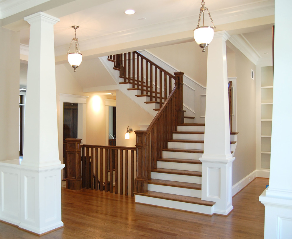 Heights Craftsman Project 4 - Craftsman - Staircase - Houston - by ...