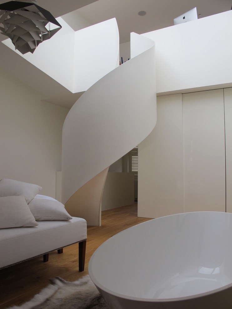 Helical shell type staircase - Contemporary - Staircase - London - by ...