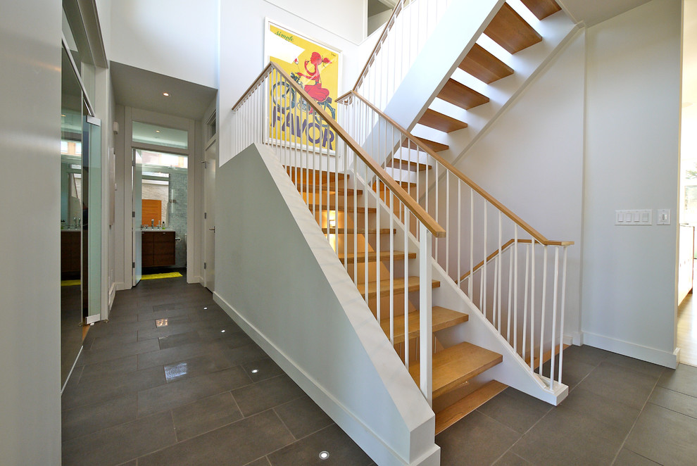Hilltop House - Midcentury - Staircase - Calgary - by Alloy Homes ...