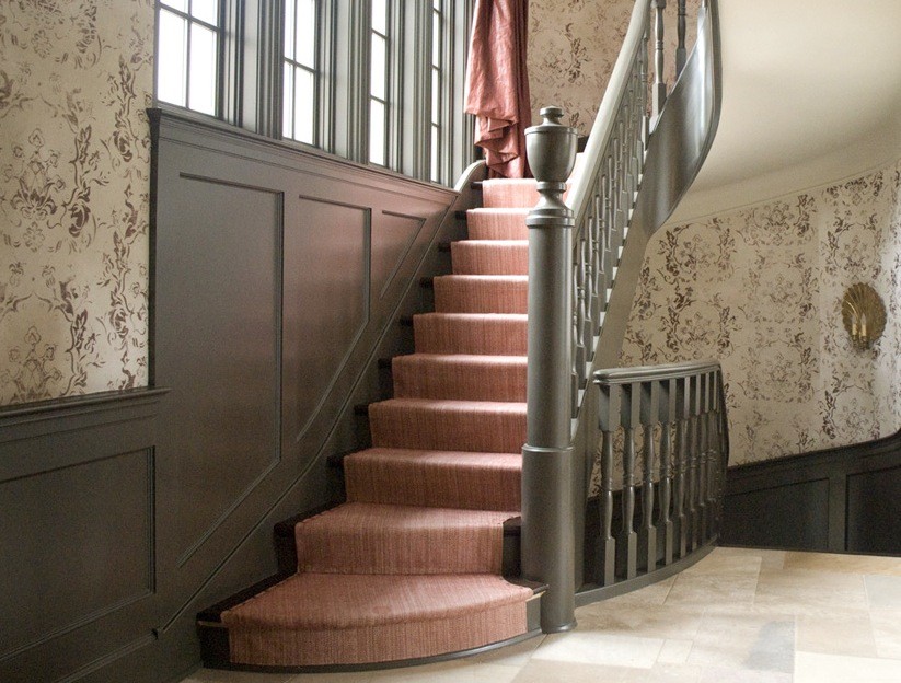 Hinsdale Arts & Crafts Home - Traditional - Staircase - Chicago - by ...