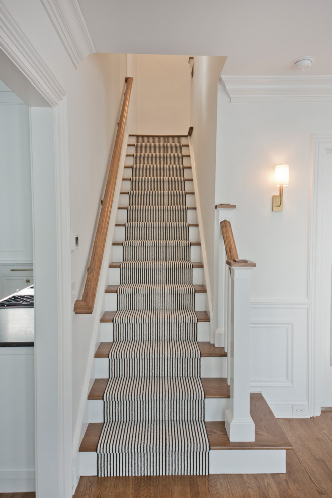 Historic Chagrin Falls Vernacular Farmhouse - Farmhouse - Staircase ...