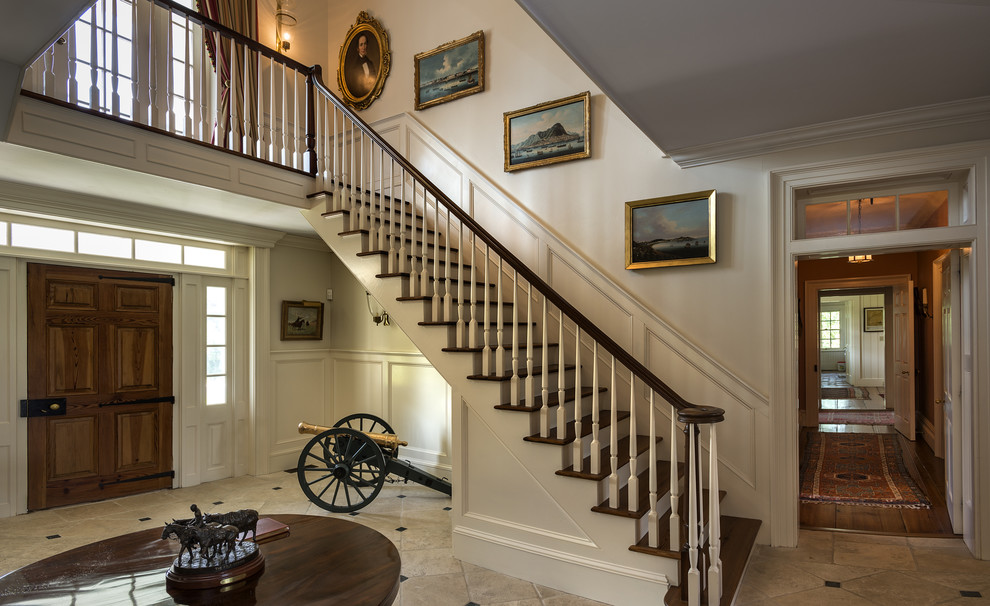 Horse Country Home - Farmhouse - Staircase - New York - by Crisp ...