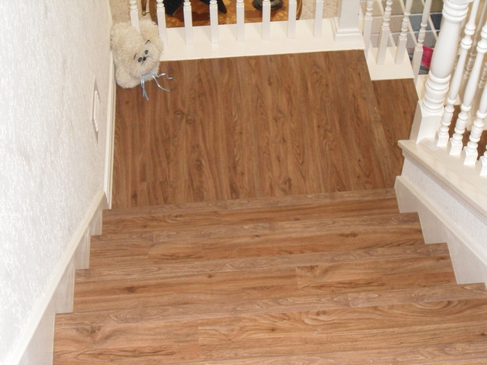 Hybrid (LVT) Stairs - Traditional - Staircase - Albuquerque - by ...