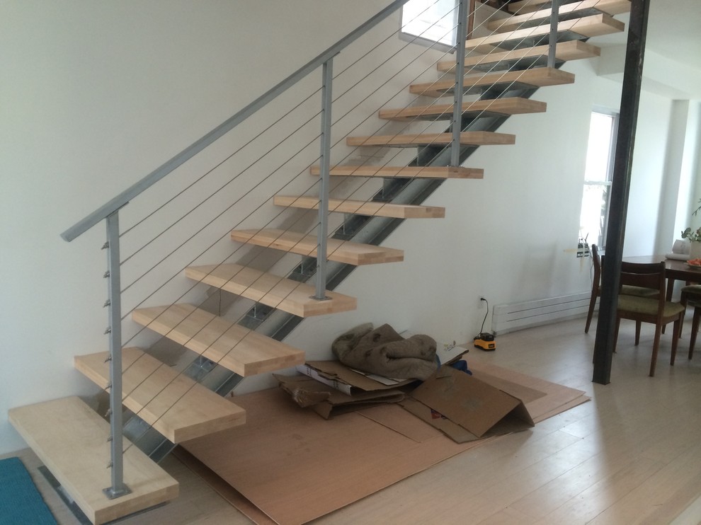 I Beam Staircase - Modern - Staircase - Philadelphia - by Mitchell ...