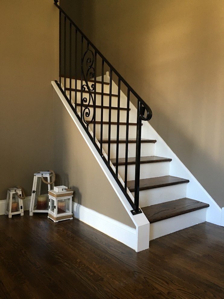Indoor Railing and Window Ironwork - Transitional - Staircase ...