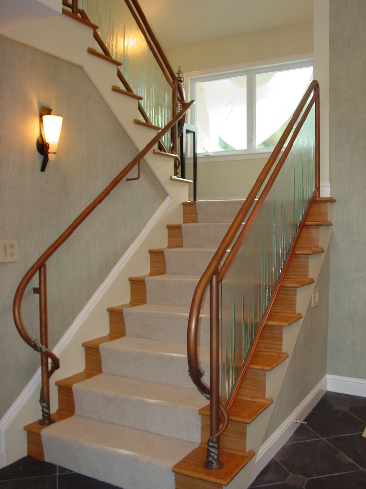 Interior guard rail - Modern - Staircase - San Francisco - by Brians ...