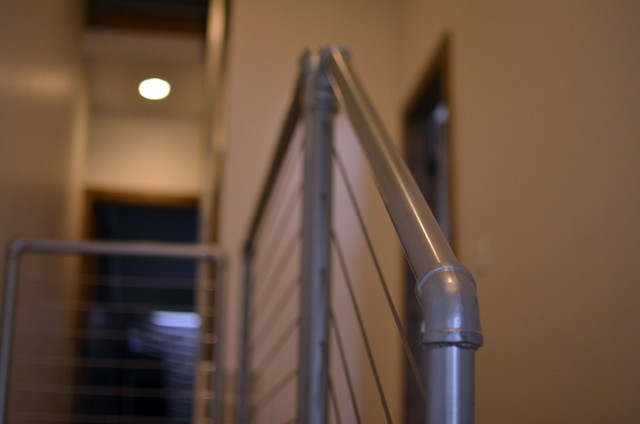 Interior - Horizontal Steel Railing Systems - Modern - Treppen - Salt ...