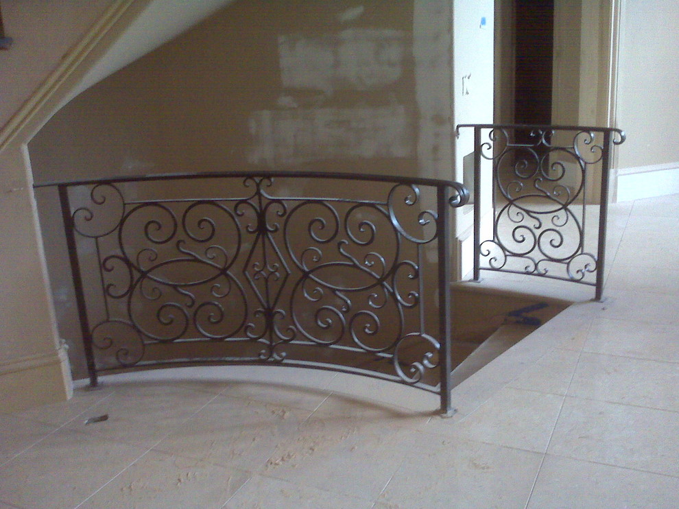 Interior Iron Handrail - Staircase - Atlanta - by Womack Iron | Houzz