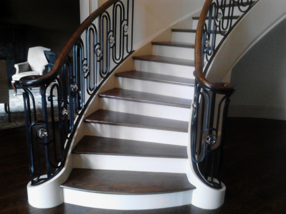 Interior Iron Handrail - Staircase - Atlanta - by Womack Iron | Houzz