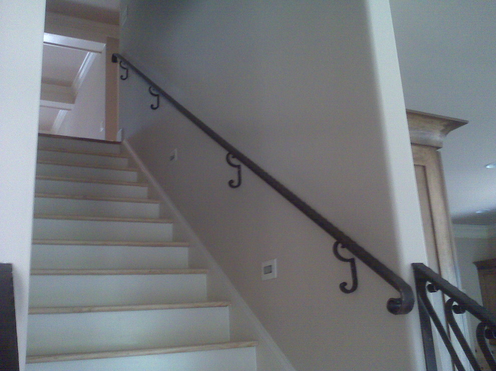 Interior Iron Handrail - Staircase - Atlanta - by Womack Iron | Houzz