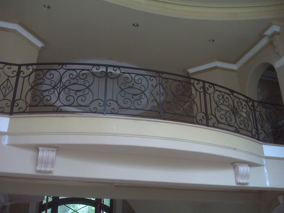 Interior Iron Handrail - Staircase - Atlanta - by Womack Iron | Houzz