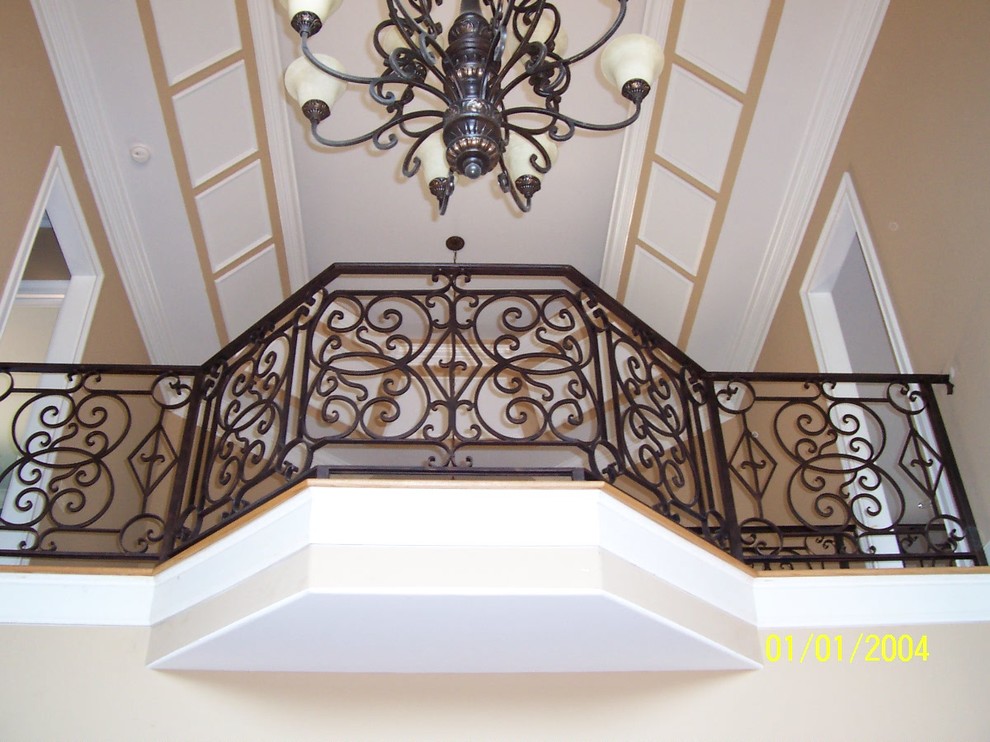 Interior Iron Handrail - Staircase - Atlanta - by Womack Iron | Houzz