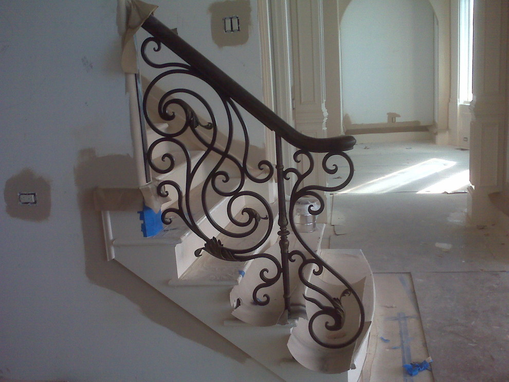 Interior Iron Handrail - Staircase - Atlanta - by Womack Iron | Houzz