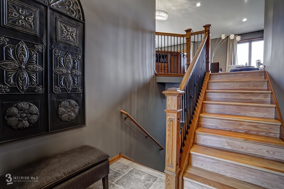 INTERIOR No. 3 Before & After Project Photos - Transitional - Staircase ...