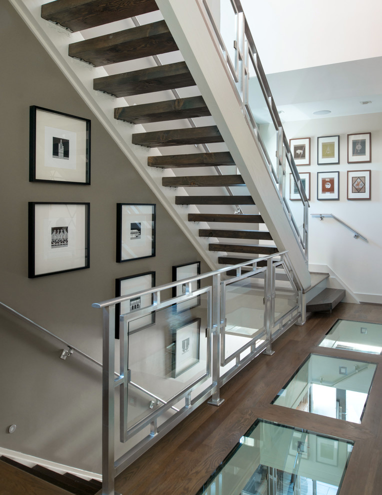 Interior Staircase in Modern Urban Home - Modern - Staircase - Kansas ...