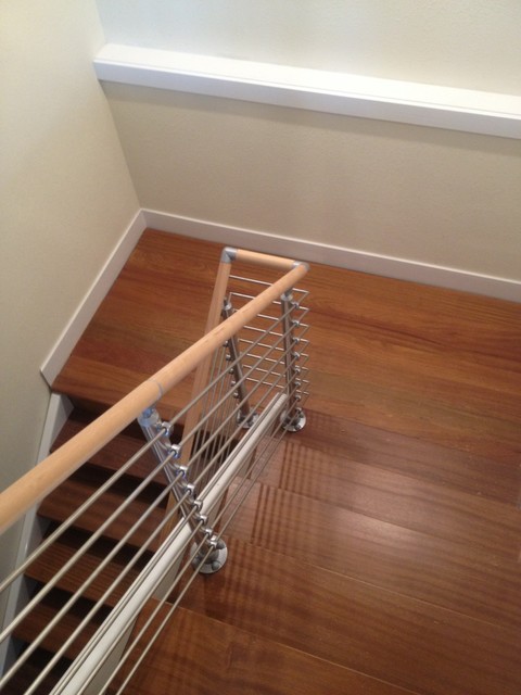 Interior Stairs with Prova Railing - tube style - Modern - Staircase ...