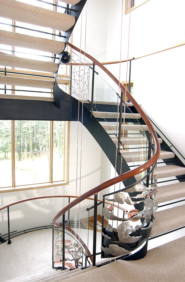 Intricate Custom Railing Designs - Eclectic - Staircase - Other - by ...